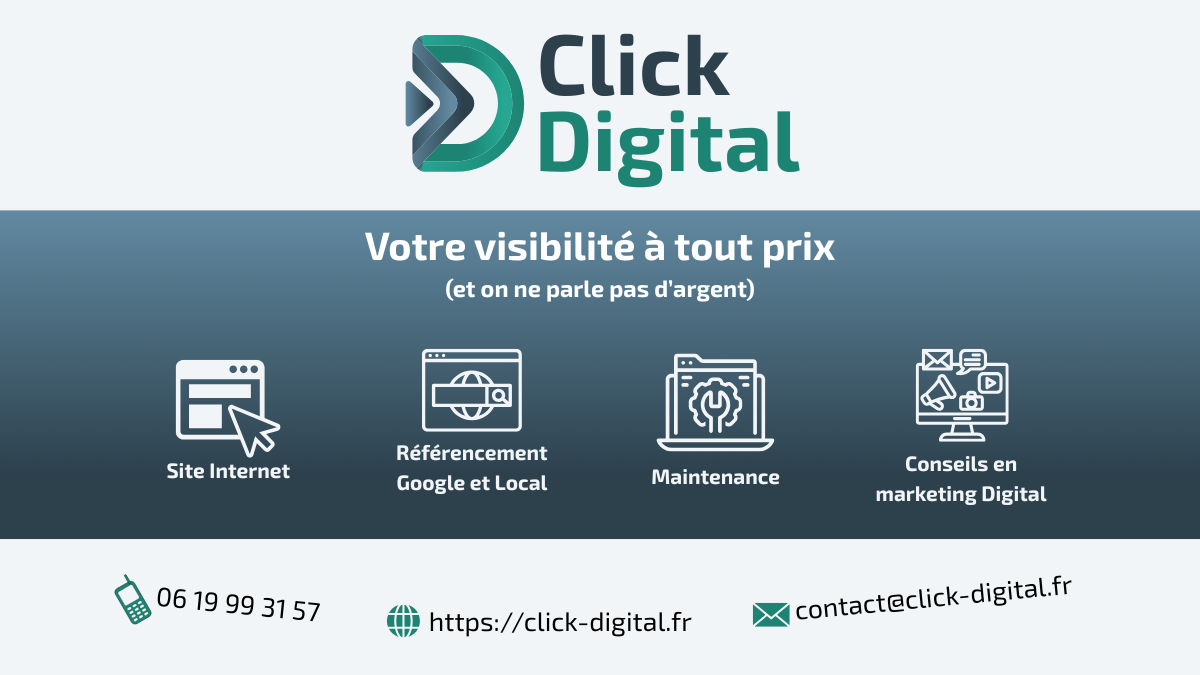 Marketing digital : améliorer votre visibilité en ligne | Click Digital